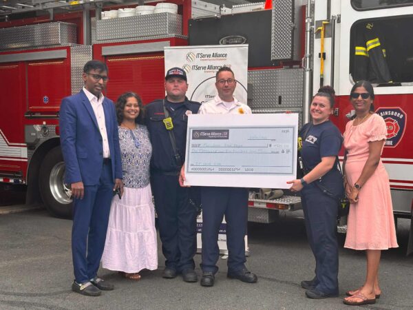 ITServe New Jersey Chapter’s $1,500 Donation to Fire Department ...